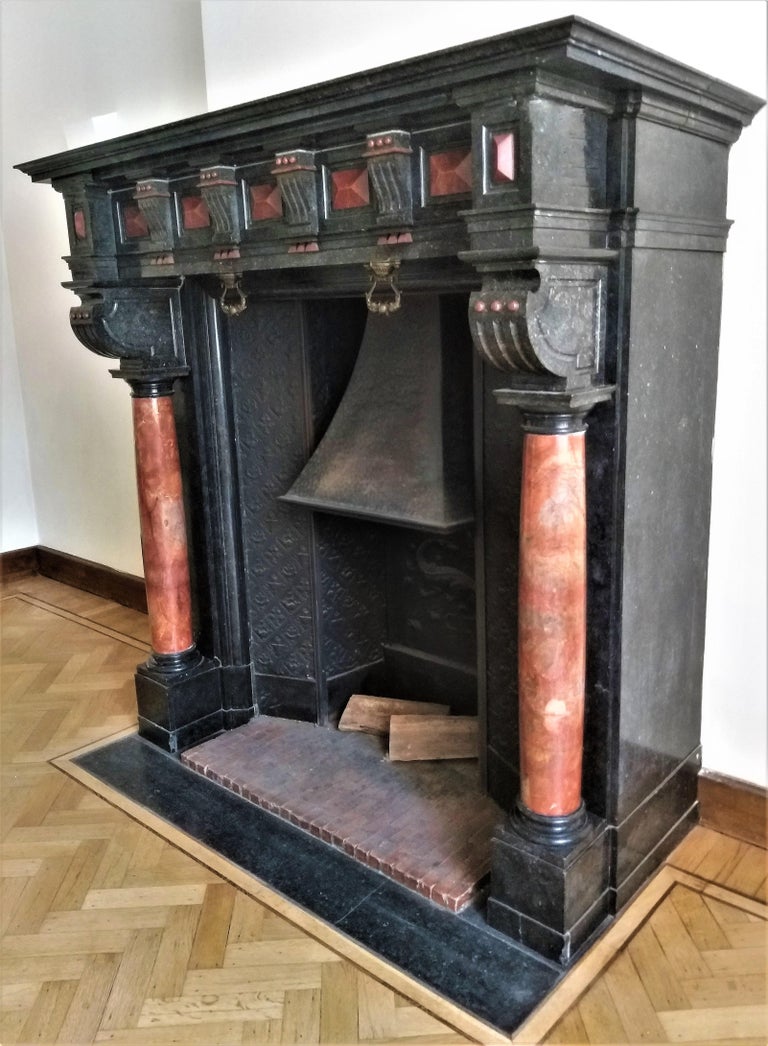 Belgian Fireplace Renaissance-Style For Sale at 1stDibs