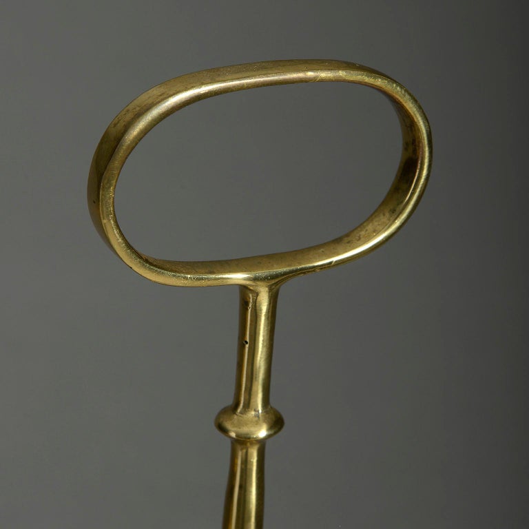 Bell Form Brass Doorstop For Sale at 1stDibs