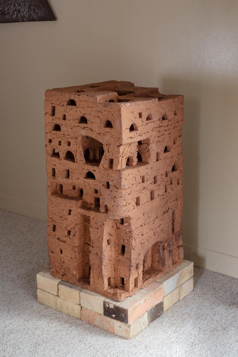 Big Ceramic Sculpture by Pierre Baey, circa 1990 For Sale at 1stDibs
