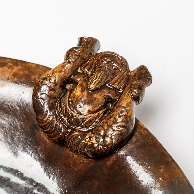 Big Dish in the Style of Guidette Carbonell, circa 1940-1950 For Sale ...