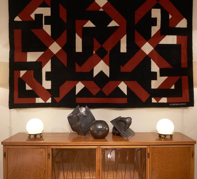 Black Ceramic Sculpture by Tim Orr at 1stDibs