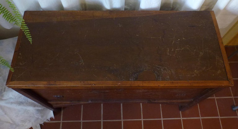 Blanket Chest on Legs with Applied Carved Arrowheads, This Is a ...