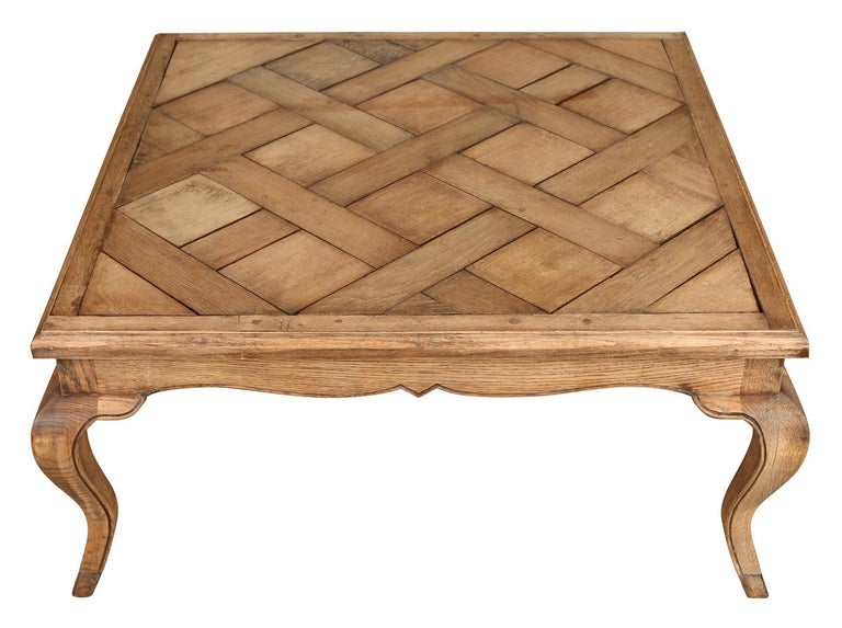 Bleached Oak Coffee Table at 1stDibs