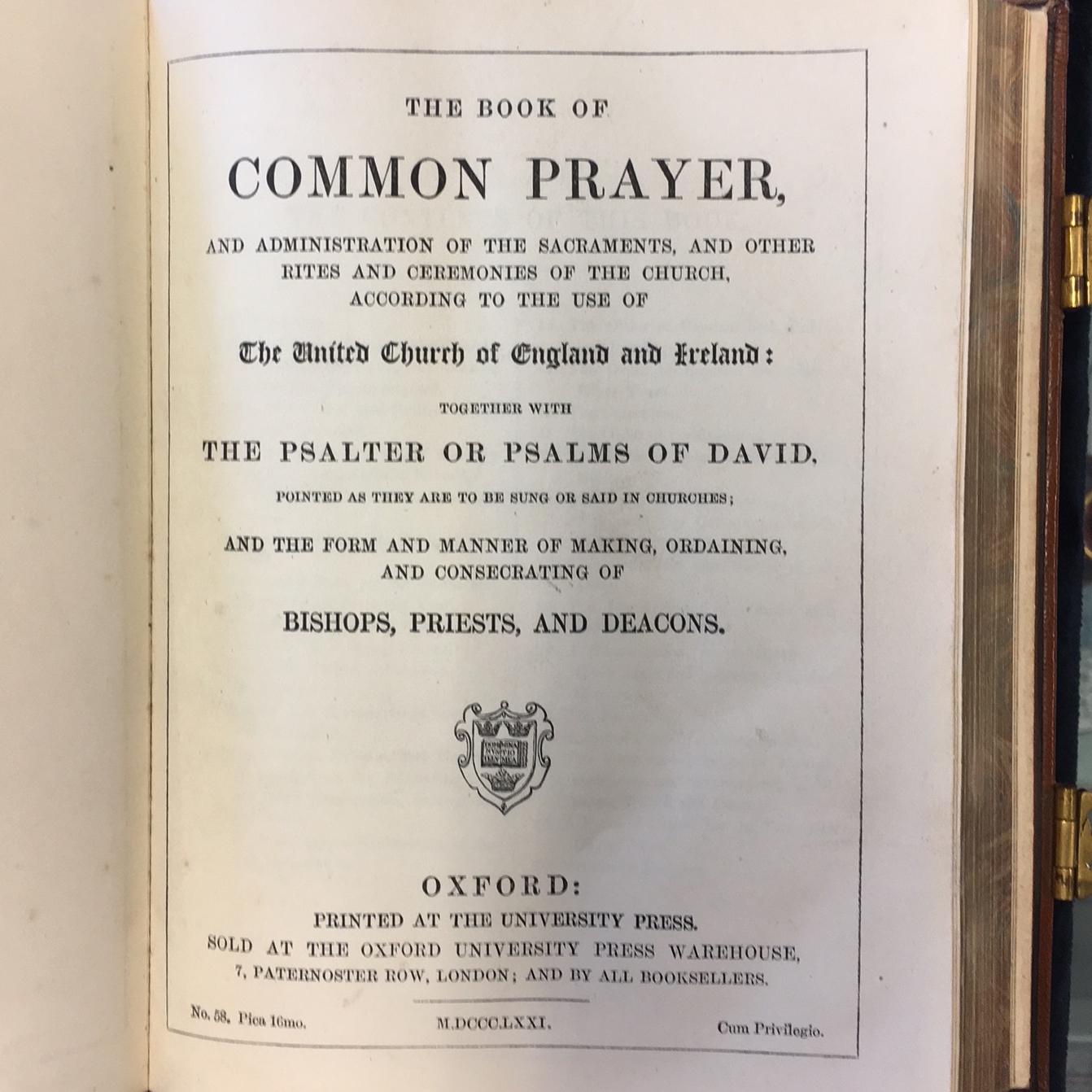 A Book of Common Prayer with Gilt-Metal and Hardstone Mounts For Sale ...