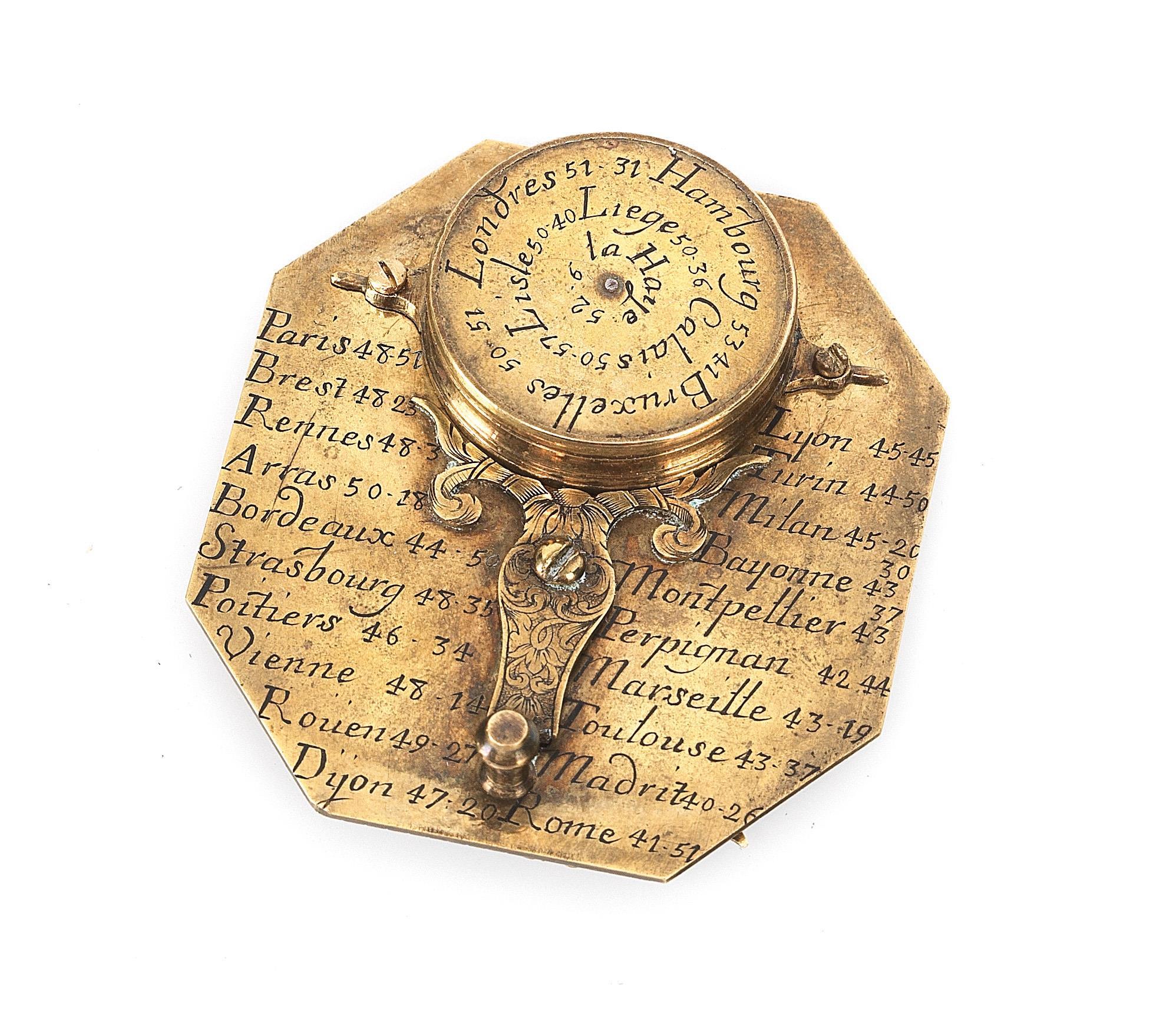 Brass Sundial Baradelle a Paris at 1stDibs | malm watches