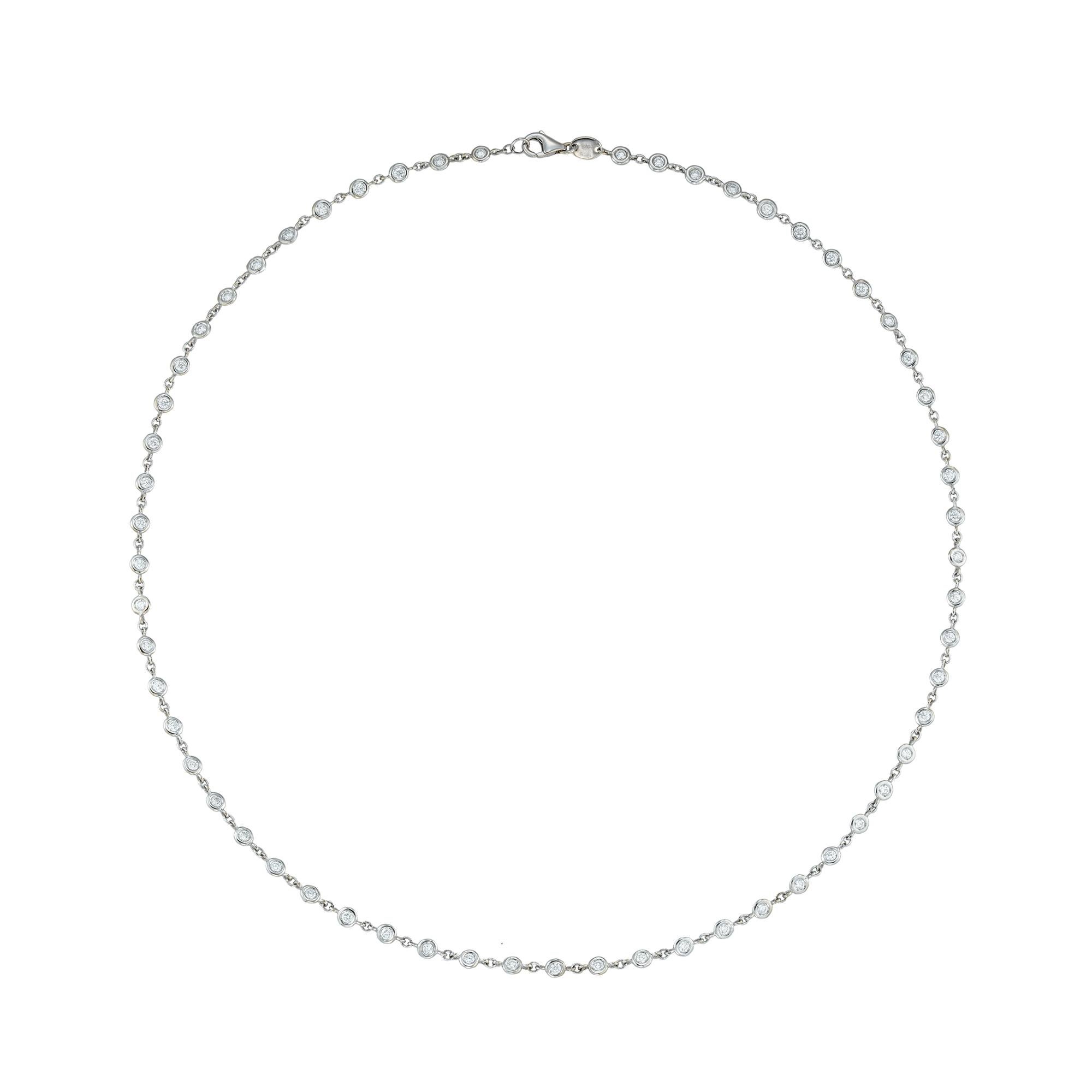 Brilliant-Cut Diamond-Set Spectacle Chain at 1stDibs