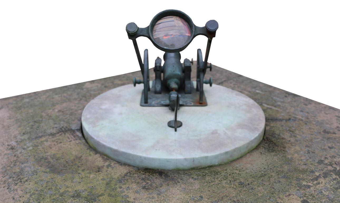 Bronze Noonday Cannon Sundial with Terracotta Pedestal For Sale at ...