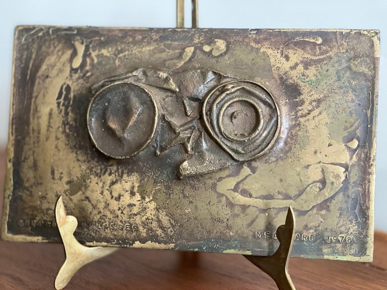 Bronze Sculpture by Jerry Meatyard "Sunglasses", 1978 For Sale at ...