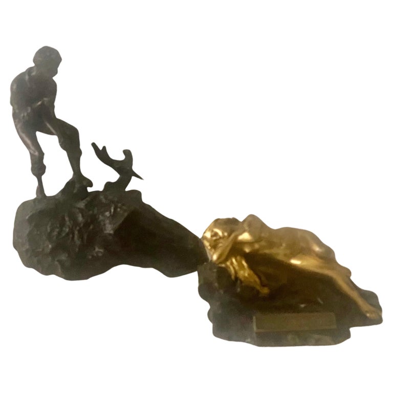 Bronze Study "Treasure Seeker" by Carl Kauba For Sale at 1stDibs