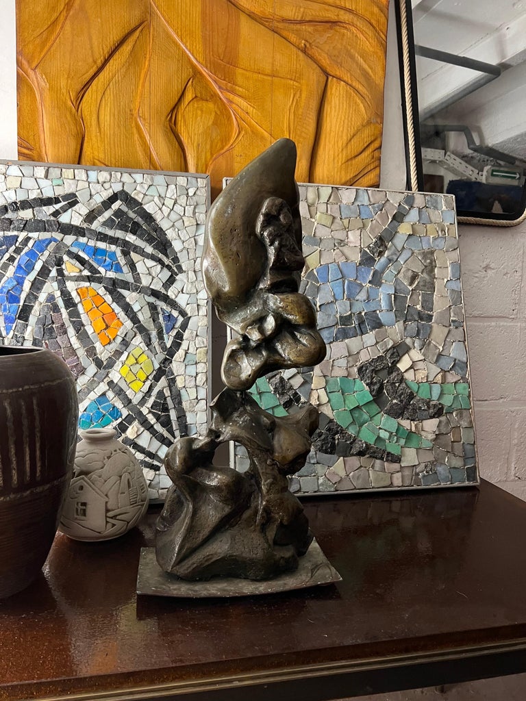 Brutalist Bronze Sculpture For Sale at 1stDibs