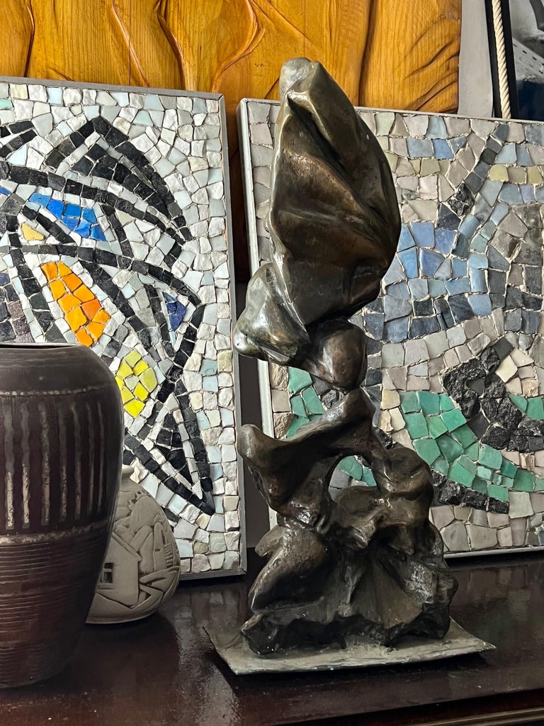 Brutalist Bronze Sculpture For Sale at 1stDibs