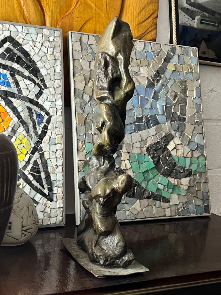 Brutalist Bronze Sculpture For Sale at 1stDibs