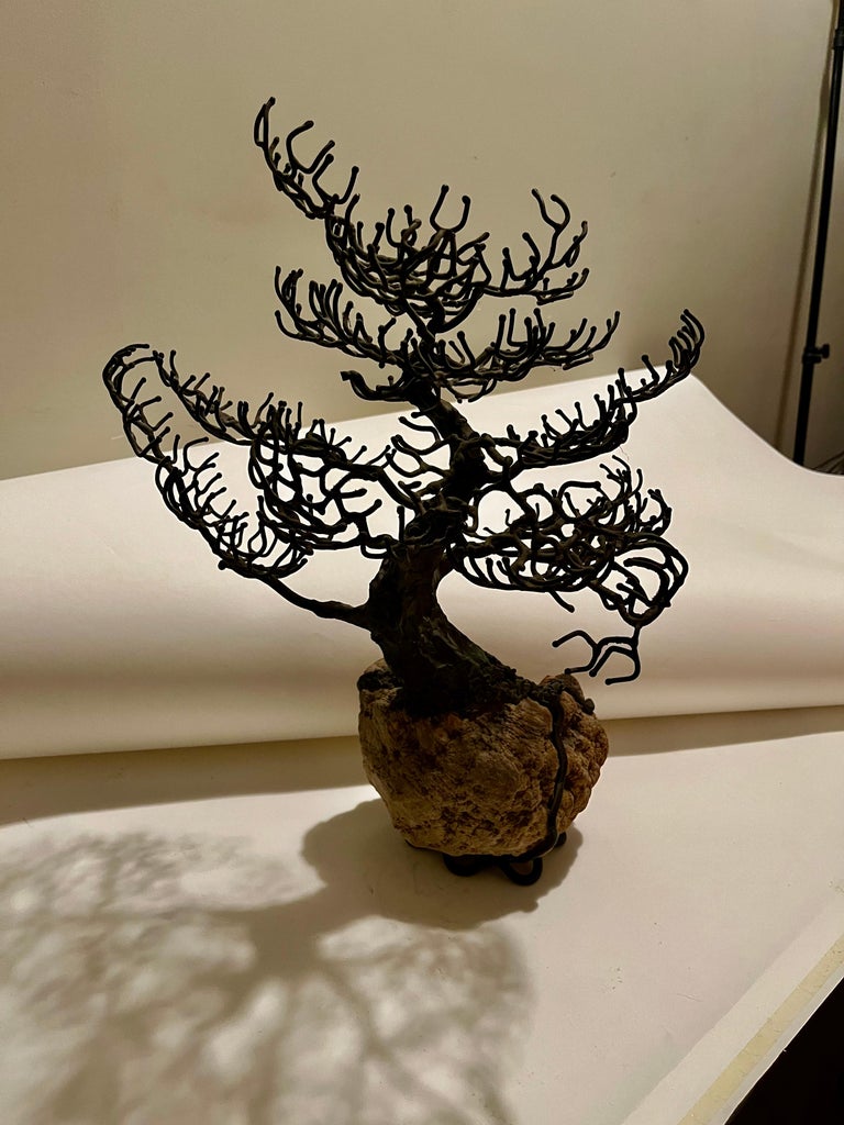 Brutalist Mid-20th Century Wire Tree Sculpture by Silva Bucci For Sale ...