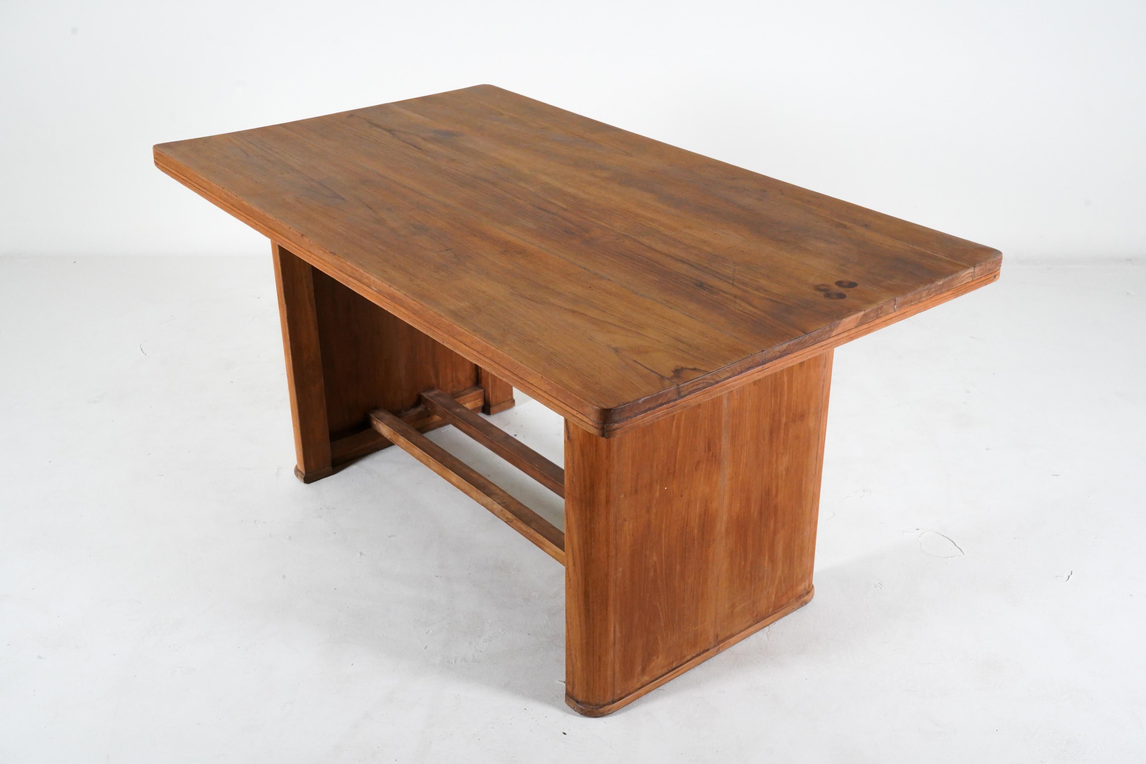 A Burmese Teak Wood Table For Sale at 1stDibs