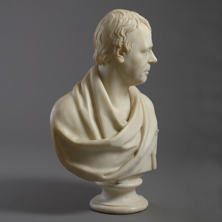 Bust of Sir Walter Scott For Sale at 1stDibs