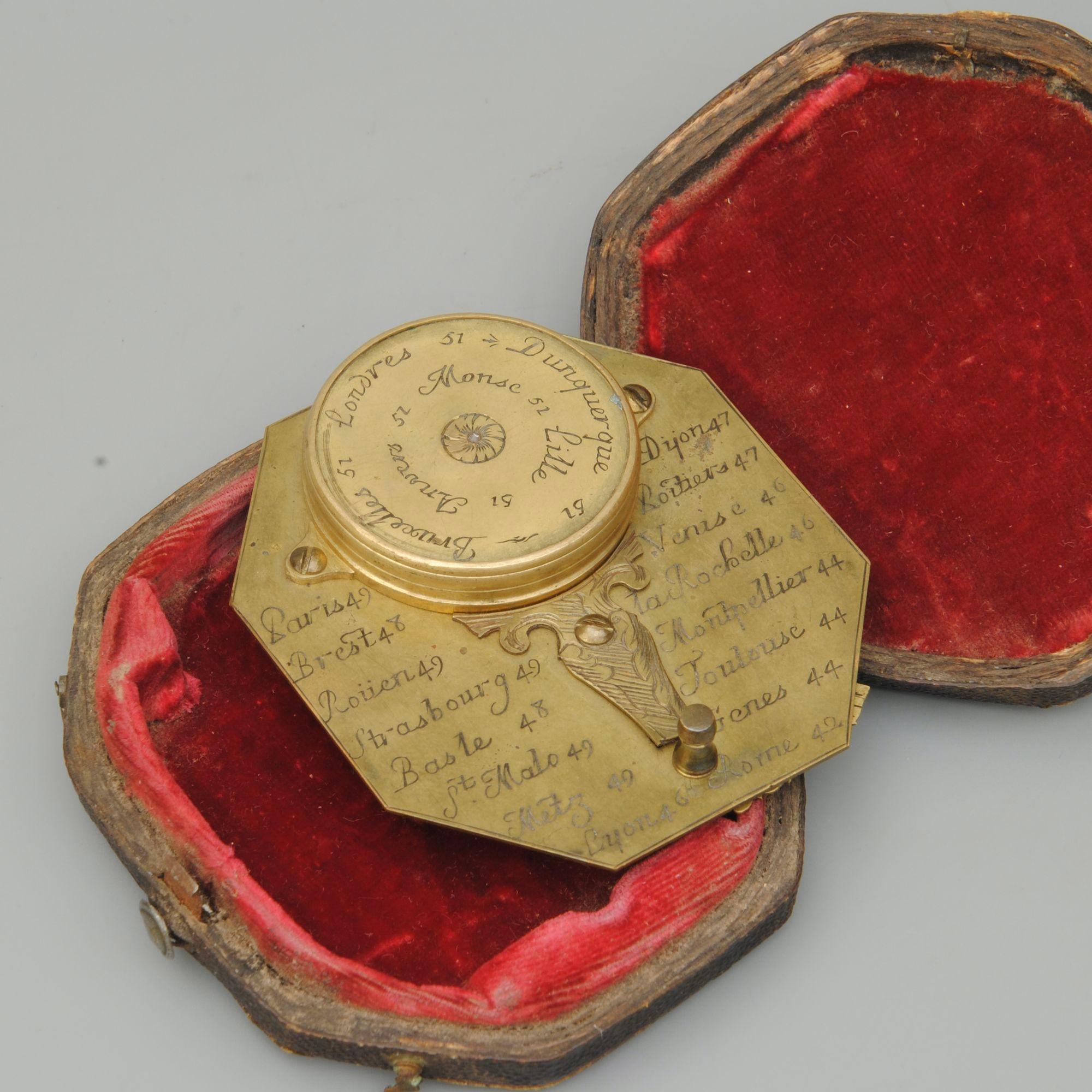 Butterfield Sundial in Original Case at 1stDibs