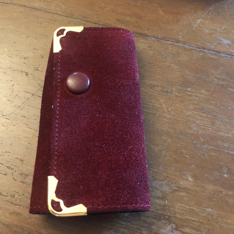 1980s Cartier Leather and Brass Vintage Key Holder at 1stDibs