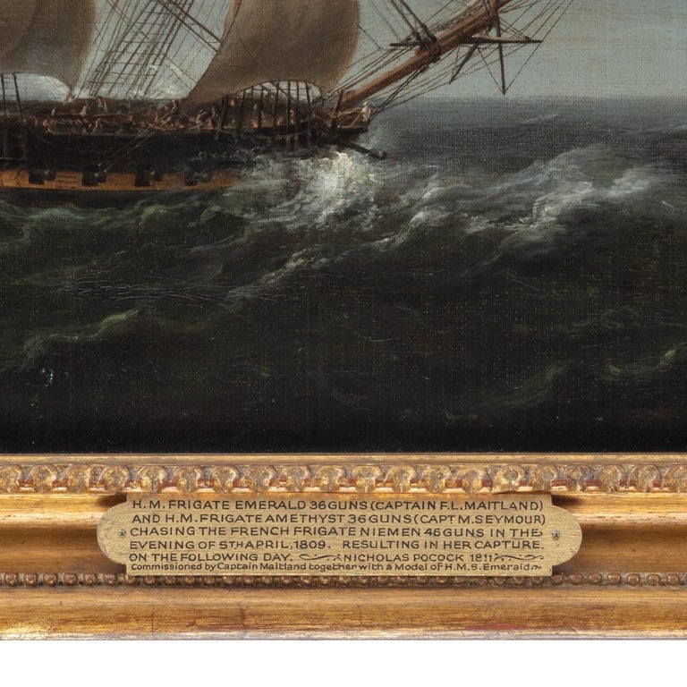 Carved and Painted Model of Hms Emerald, 1811 and ‘Hms Emerald and Hms ...