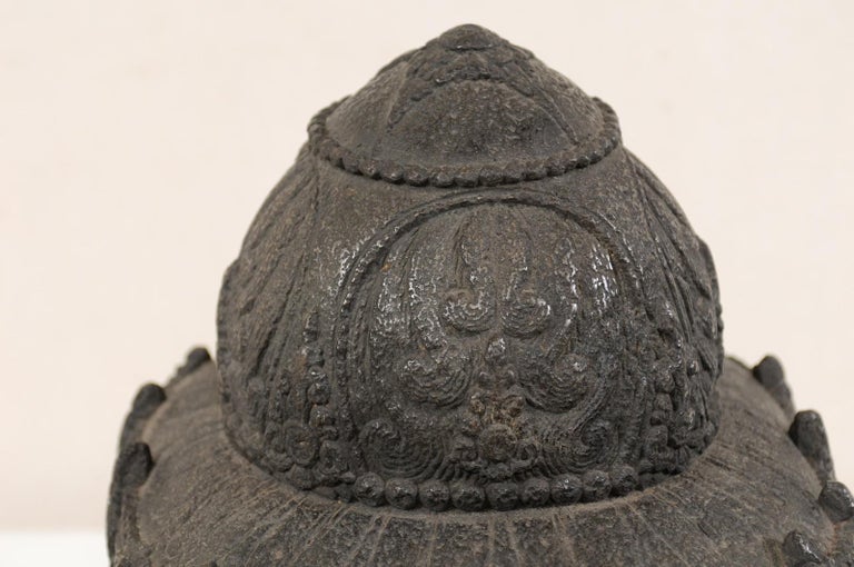 Carved Javan Hindu Basalt Style from 12th Century at 1stDibs