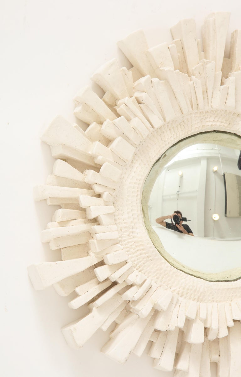 A Carved Plaster Mirror at 1stDibs