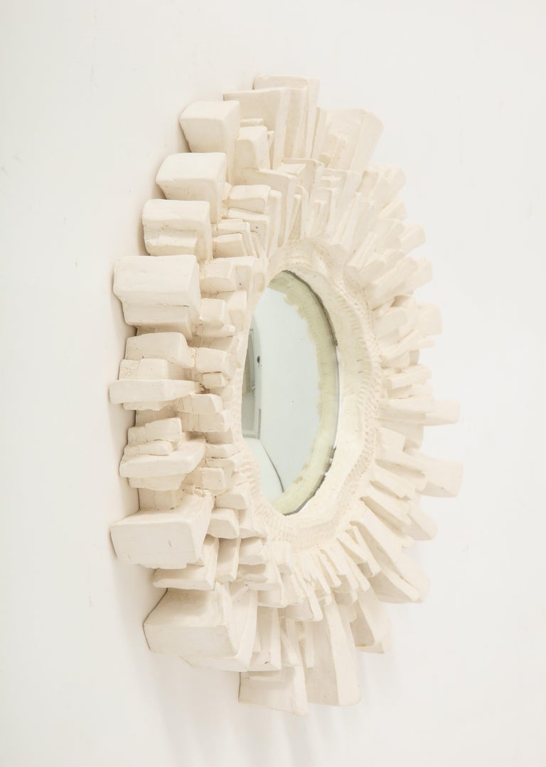 A Carved Plaster Mirror at 1stDibs