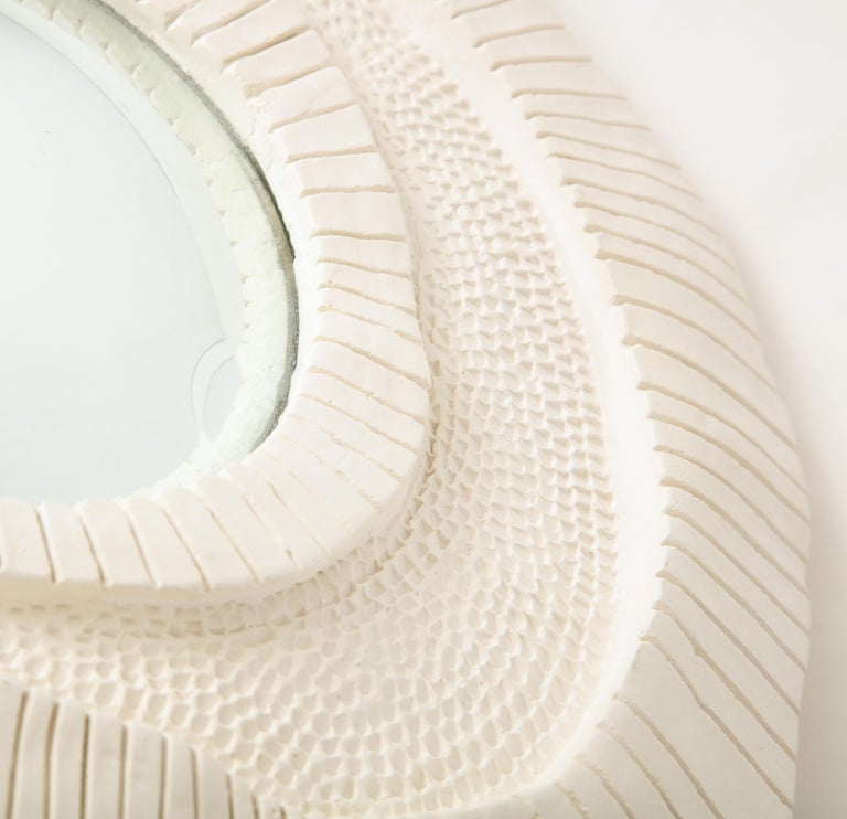 Carved Plaster Mirror at 1stDibs