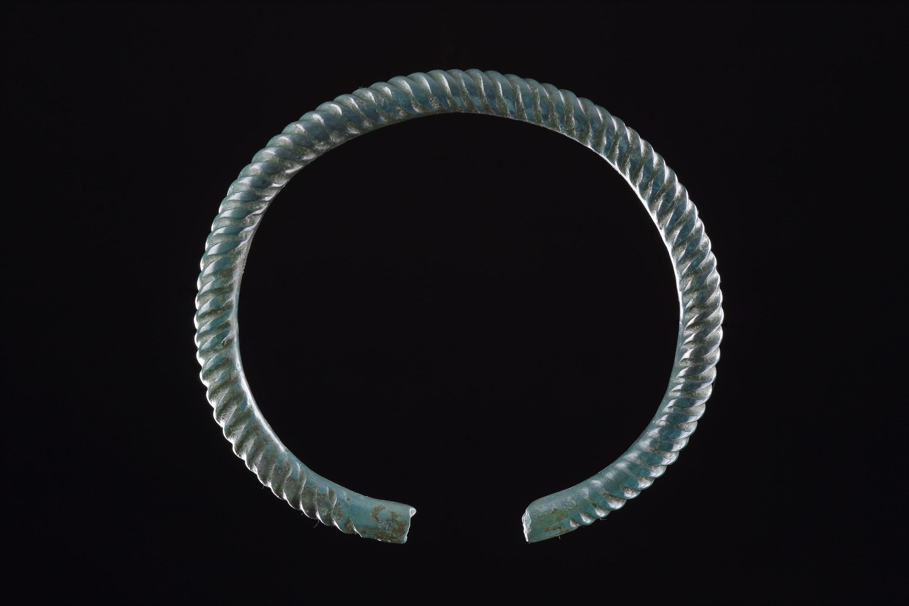 A Celtic Arm Ring of Cast Copper Alloy For Sale at 1stDibs