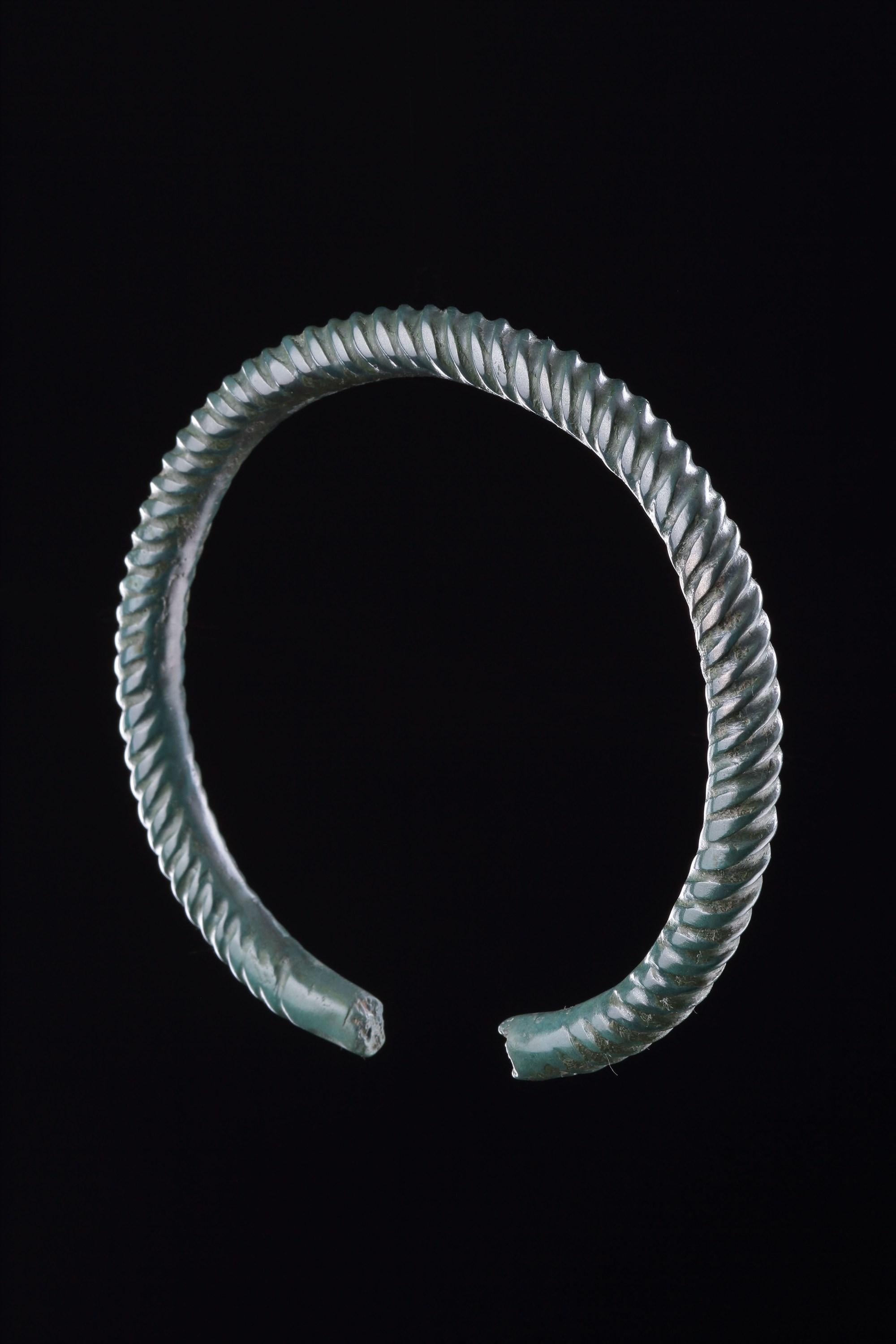 A Celtic Arm Ring of Cast Copper Alloy For Sale at 1stDibs