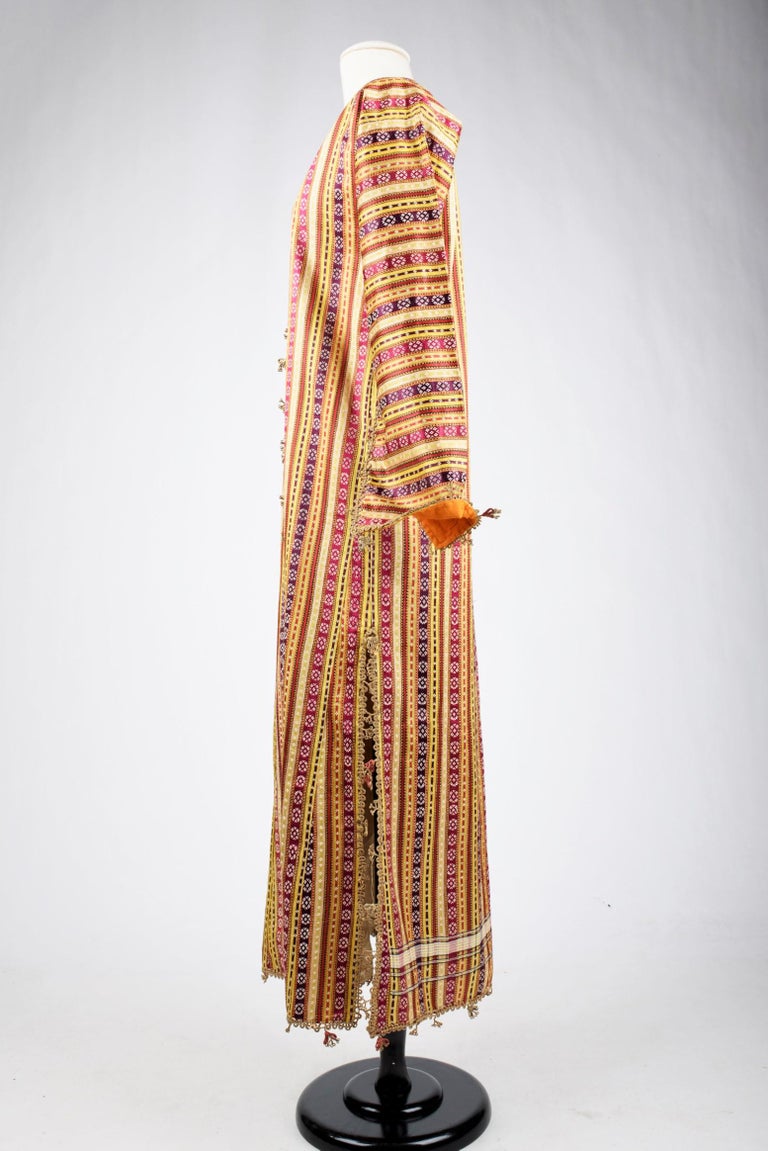 A Ceremonial Kaftan or Entari in brocaded satin - Ottoman Empire Circa ...
