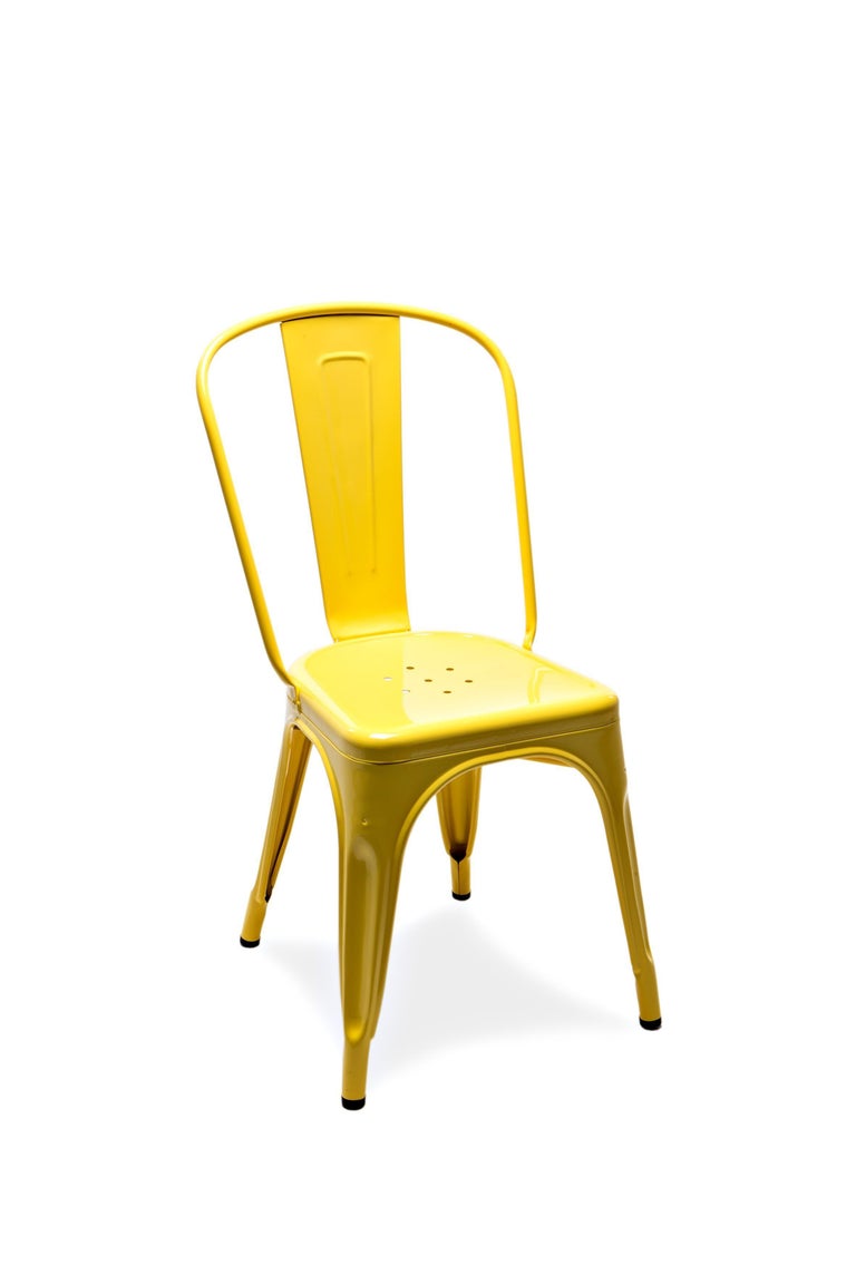 A-Chair in Glossy Yellow by Xavier Pauchard and Tolix For Sale at 1stDibs