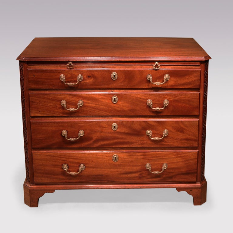 A Chippendale period mahogany chest of drawers For Sale at 1stDibs