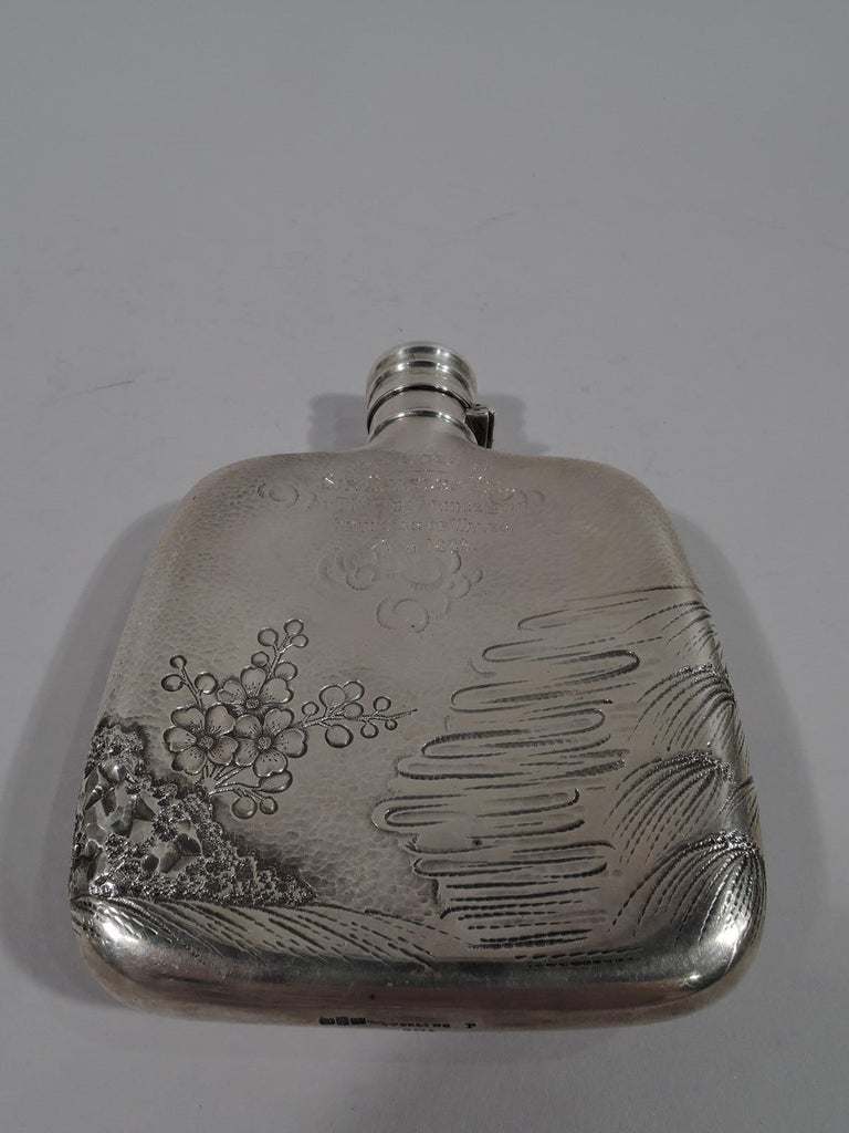 Christmas Gift from Edward VII and Queen Alexandra: Gorham Fish Flask ...