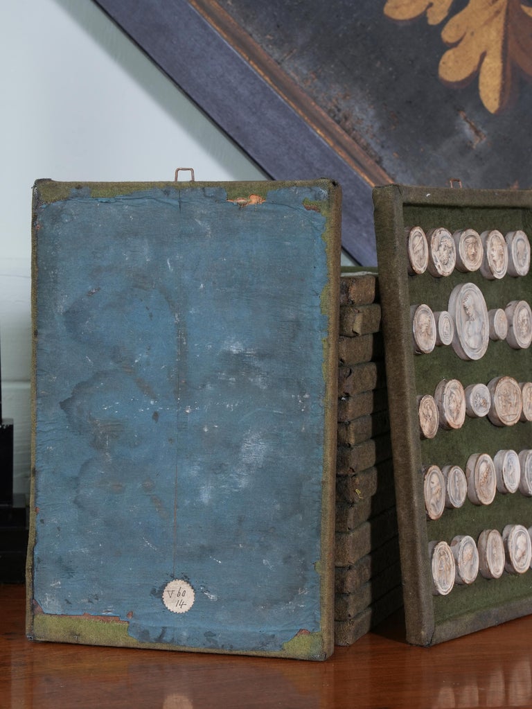 Collection of Grand Tour Plaster Intaglios For Sale at 1stDibs