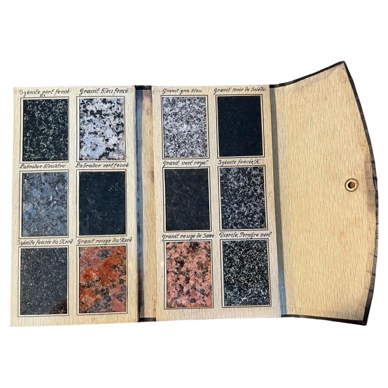 Collection of Granite Samples, 19th Century For Sale at 1stDibs