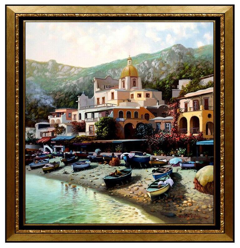A. Colucci - Amleto COLUCCI Original OIL PAINTING on CANVAS Italian ...