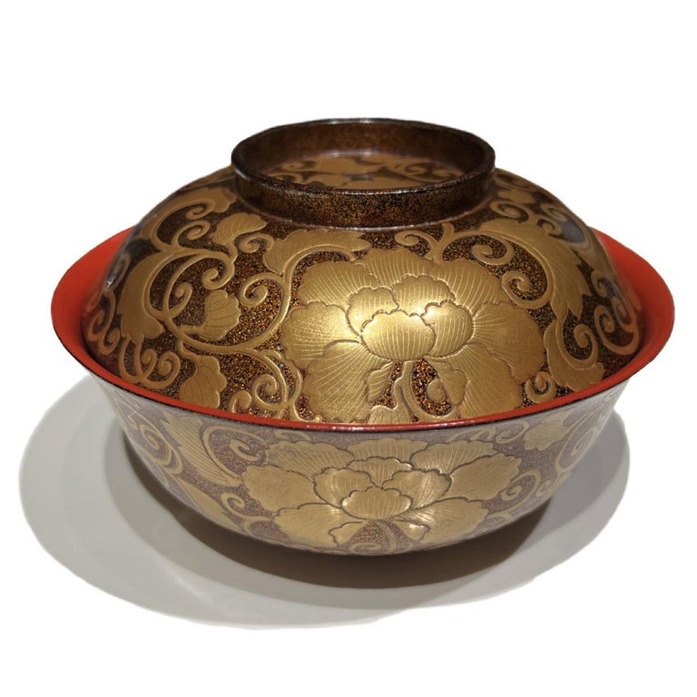 Complete Set of 10 Lacquer Bowls, Japan Meiji Period For Sale at 1stDibs