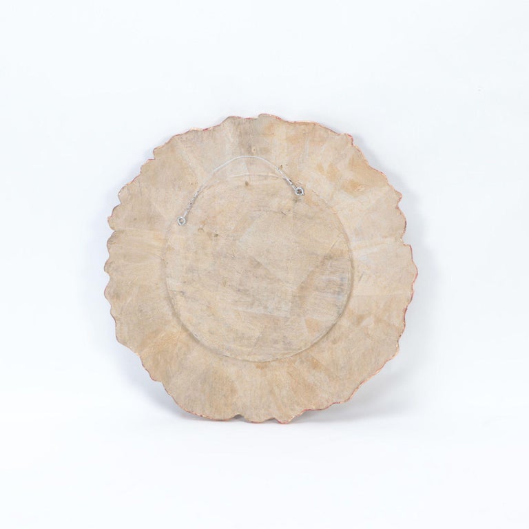 Contemporary Artist Made Gilt Resin and Mica Mirror at 1stDibs