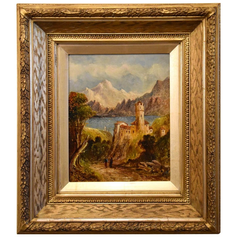 "A Continental View" Oil Painting William Meadows For Sale at 1stDibs