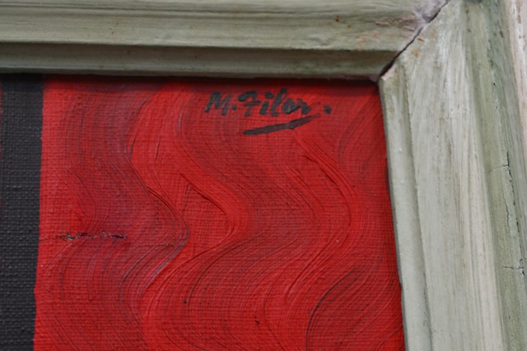 Cubist /Surrealist Self Portrait of Canadian Artist Mary Filer, Dated ...