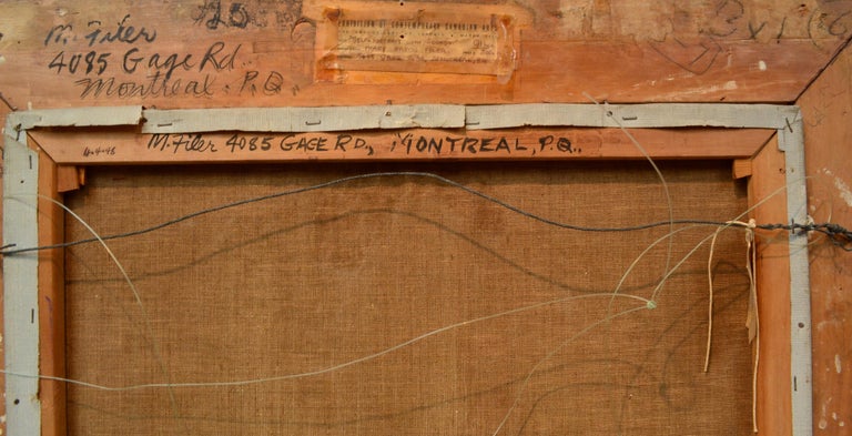 Cubist /Surrealist Self Portrait of Canadian Artist Mary Filer, Dated ...