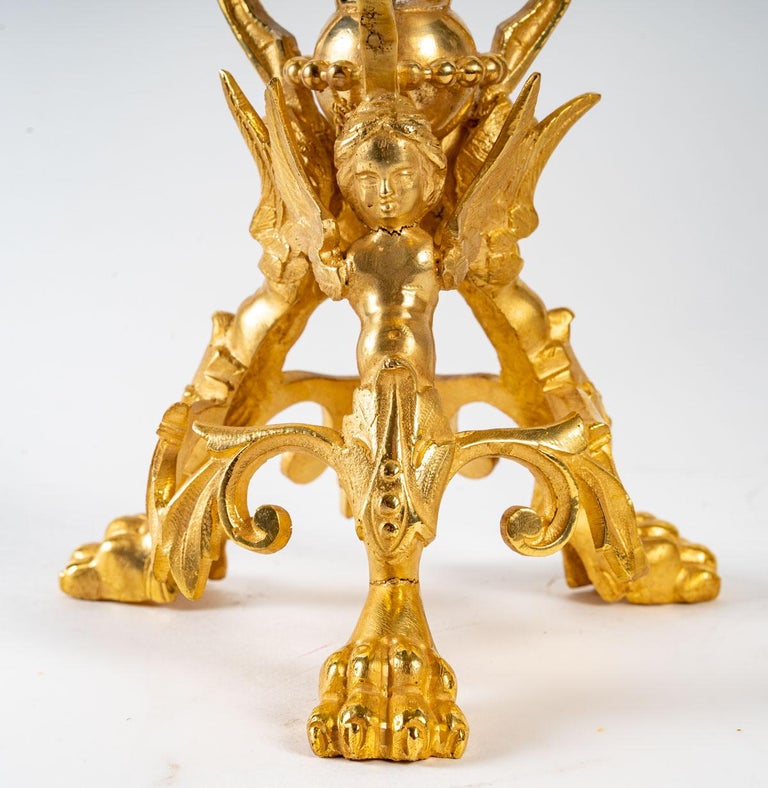 Cup and a Pair of Cornet, 19th Century For Sale at 1stDibs