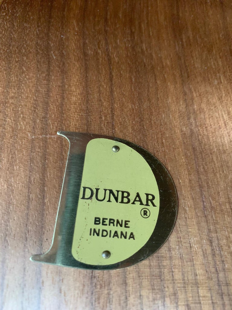 Custom Cube Table by Dunbar with Brass Inlay For Sale at 1stDibs
