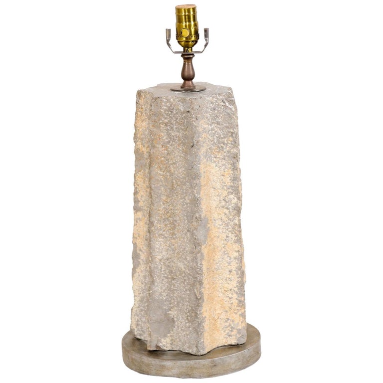 Custom Single Table Lamp from a 19th Century Grinding Millstone at 1stDibs