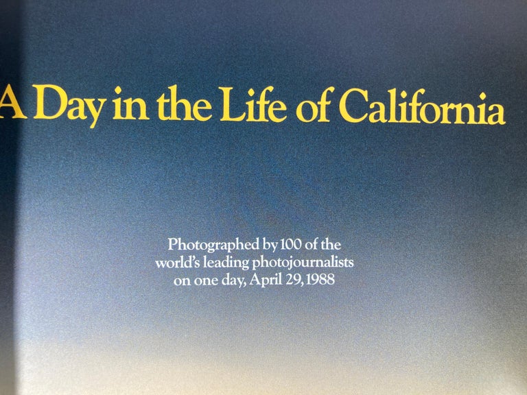 A Day in the Life of California Book For Sale at 1stDibs