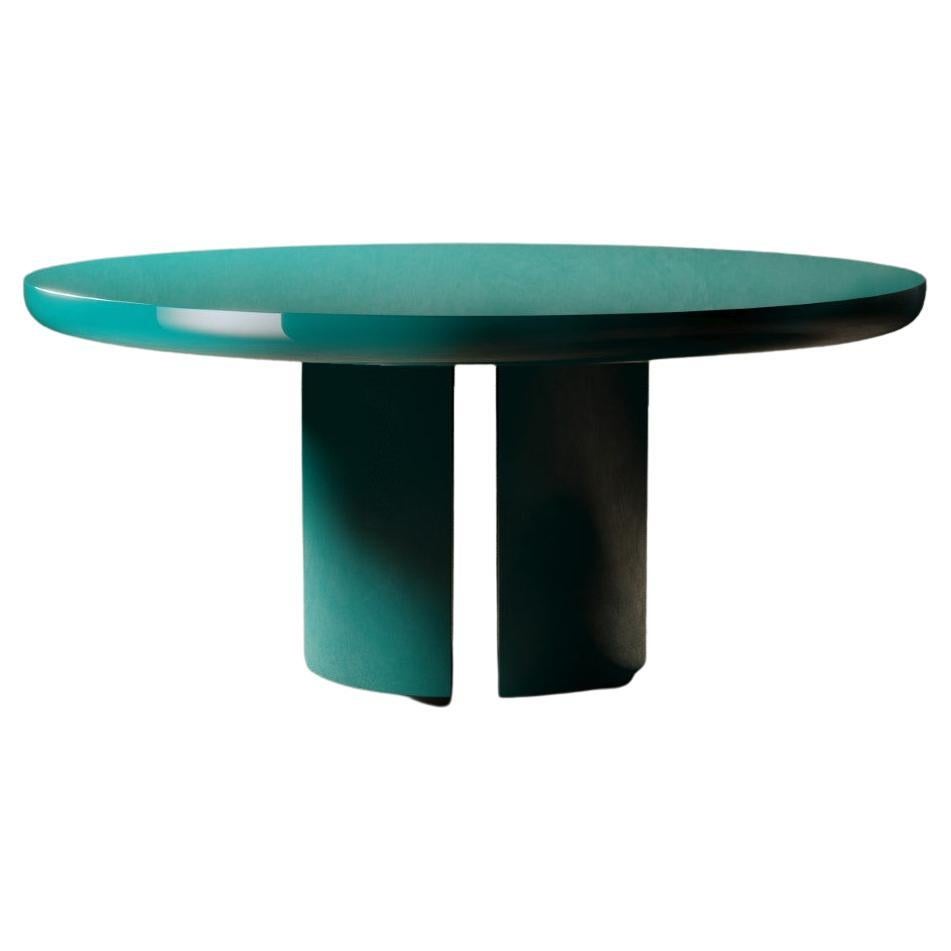 Atomic Dining Table in Clear Mirror For Sale at 1stDibs
