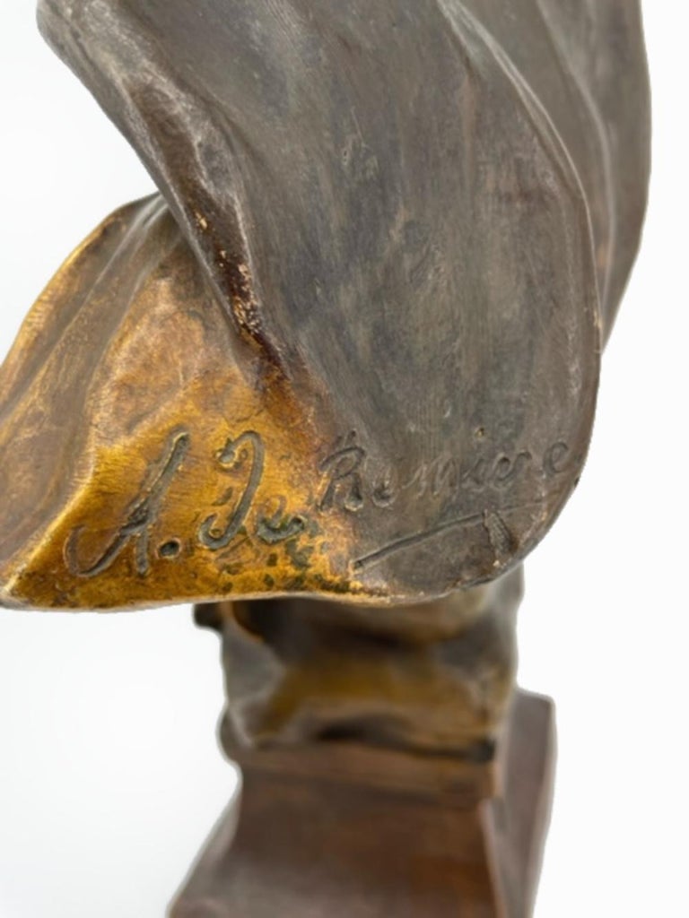 A. De Remière, Friedrich Goldscheider Polychrome Patinated Terracotta ...