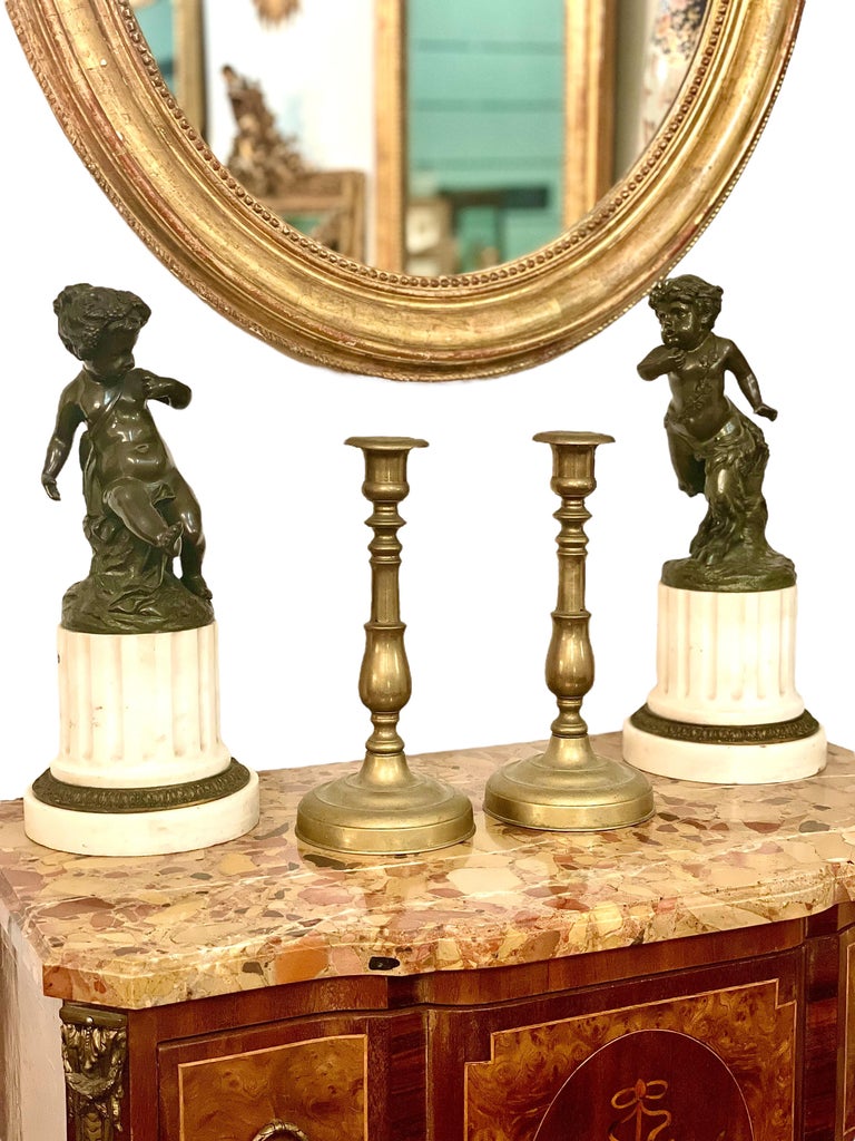 Pair of Bronze Figurines after Michel Clodion For Sale at 1stDibs