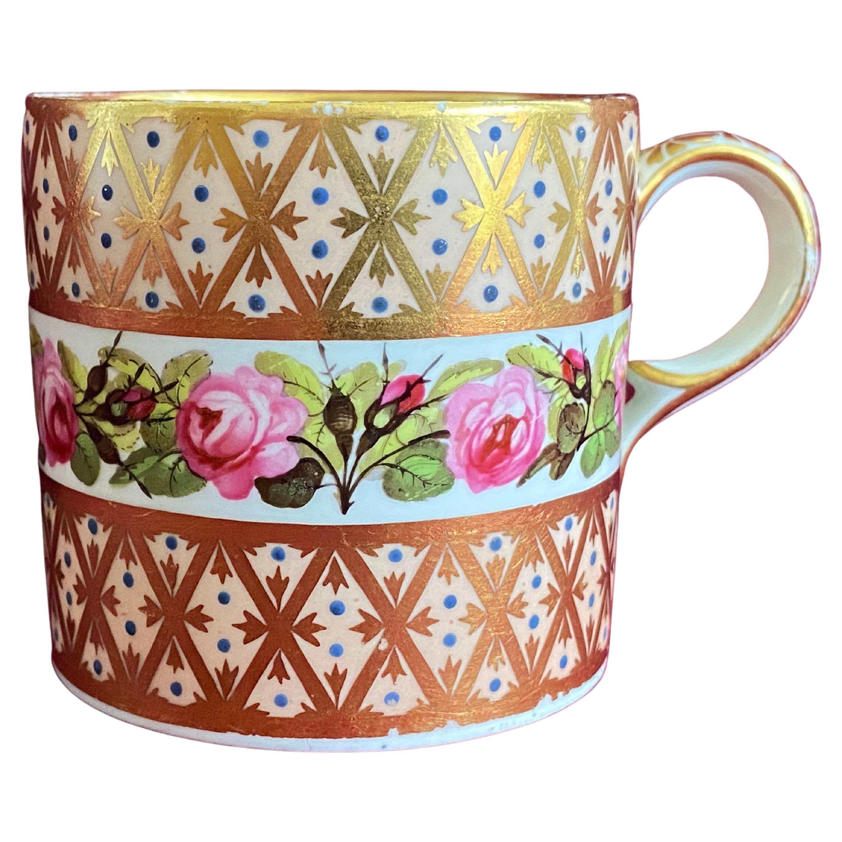 Derby Coffee Can Decorated in the Manner of William Billingsley For ...