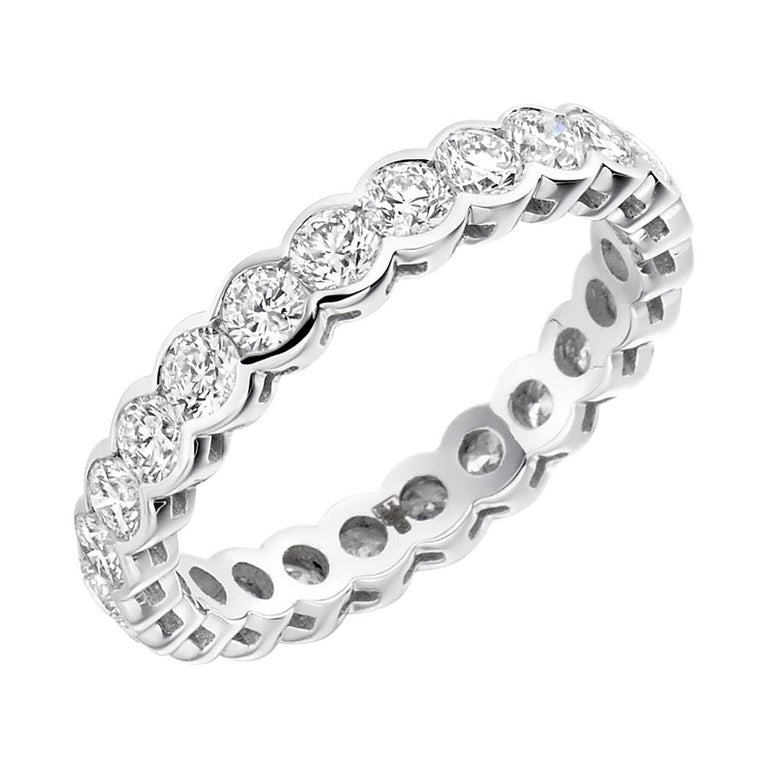 Diamond Full Eternity Ring For Sale at 1stDibs