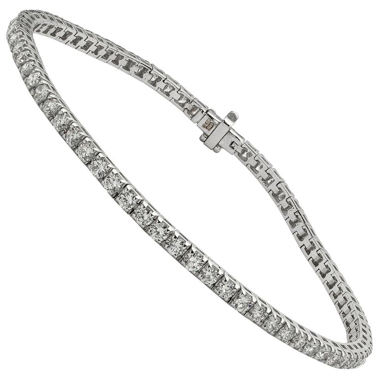 Diamond Line Bracelet at 1stDibs | diamond line tracking